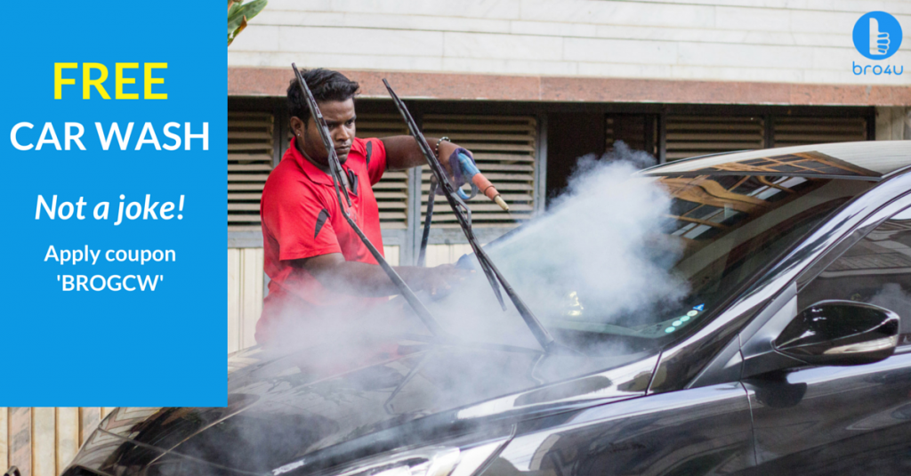 Free Car wash in Bangalore - Absolutely FREE
